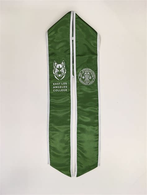Elac Graduation Sash Green East Los Angeles College Store