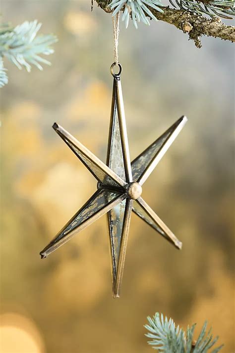 Antiqued Glass Star Ornament Terrain