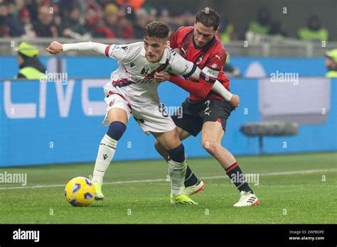 January 27 Milan Italy Sport Soccer Milan Vs Bologna Italian