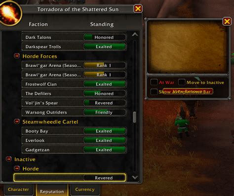 Reputation Tab Broken Rwow