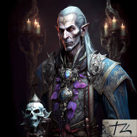 High Elf Necromancer Male By Taggedzi On Deviantart
