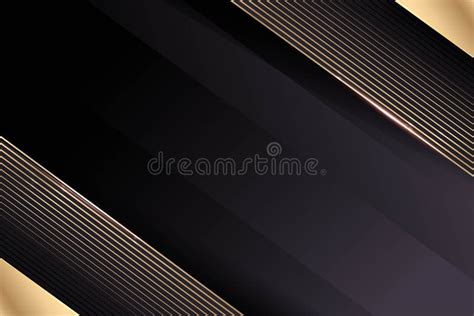 Gradient Golden Luxury Youtube Thumbnail Vector Design Stock Vector