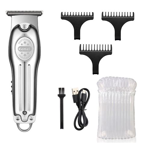 Kemei KM 679 Aparador De Cabelo Para Homens Sem Fio De 0mm Profissional De Barba Metal