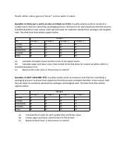 Analyzing Packaging Process Quality Control Data Course Hero