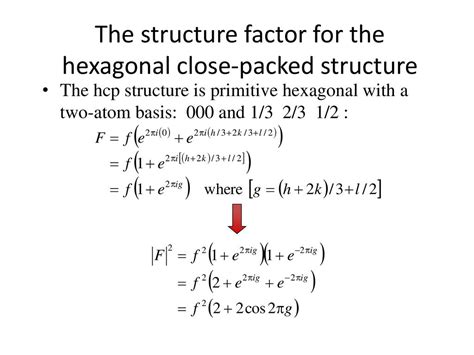 Factors That Affect The Diffracted Intensity Ppt Download