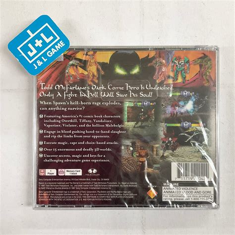 Spawn The Eternal Ps1 Playstation 1 Jandl Video Games New York City
