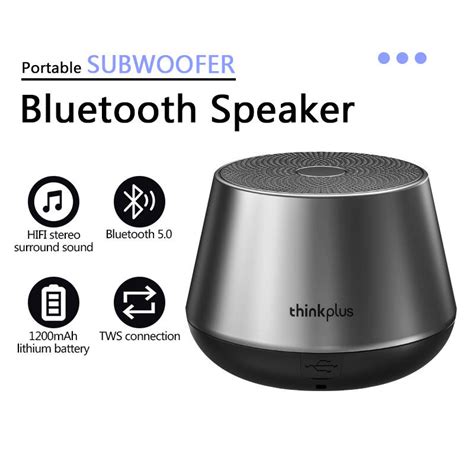 Lenovo Thinkplus K3 Pro ลำโพงบลูทูธ Mini Bluetooth Wireless Stereo