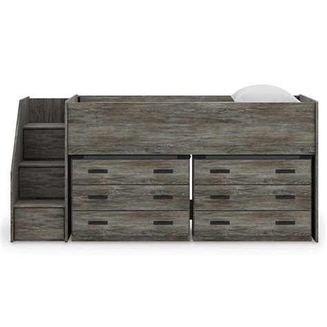 Signature Design By Ashley Frandern B4480b26 Twin Loft Bed With Drawer