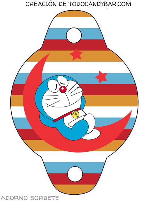 Doraemon Kit Imprimible Todo Candy Bar