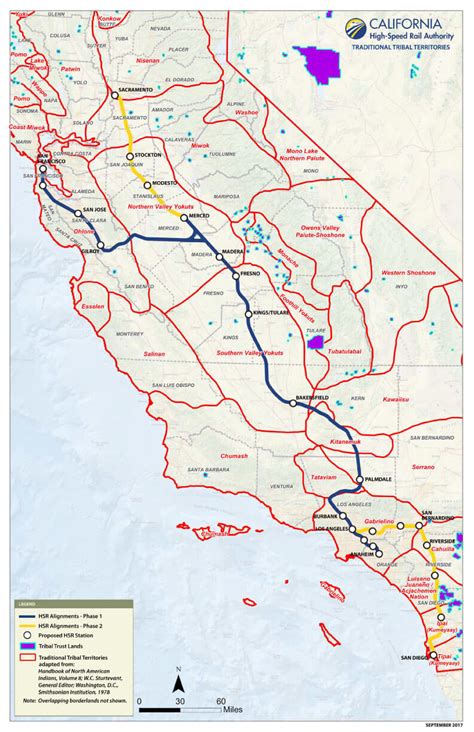 Traditional Tribal Territories Map California High Speed Rail