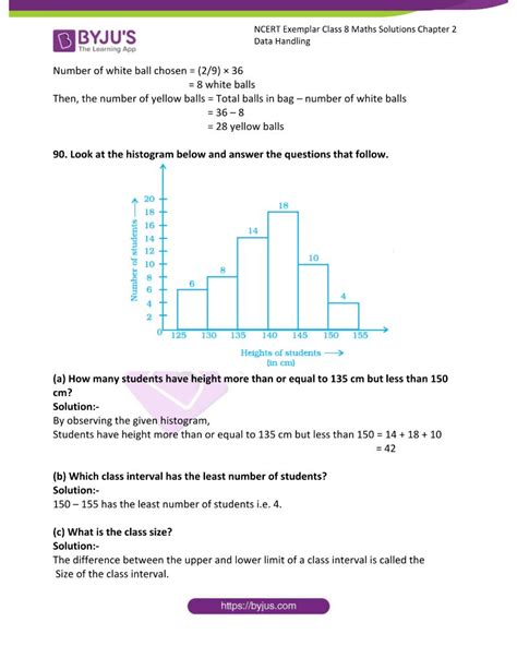 Ncert Exemplar Class Maths Solutions Chapter Data Handling