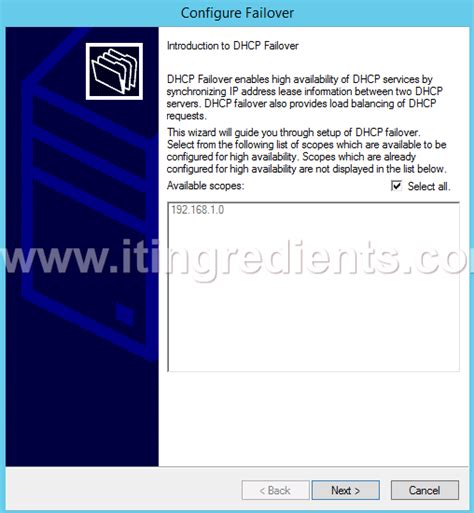 How To Load Balance Dhcp Server In Windows Server 2012 R2