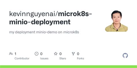 Github Kevinnguyenai Microk8s Minio Deployment My Deployment Minio