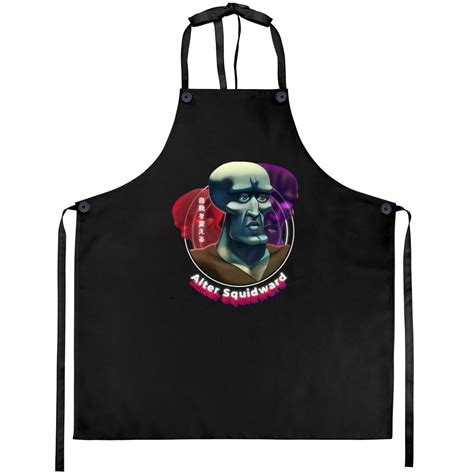 Alter Squidward Retro Alter Ego Squidward Retro Design Aprons Sold