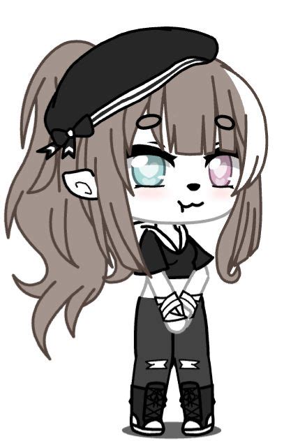 Pin By 🍯𝓱𝔁𝓷𝓮𝔂𝓫𝓮𝓪𝓻🐻 On Adopt A Cute Oc Gacha Life Anime Wolf Girl