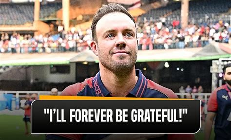 Tears Filled My Eyes When I Ab De Villers Pens Down Emotional