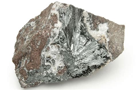 2 6 Metallic Needle Like Pyrolusite Crystals Morocco 218114 For