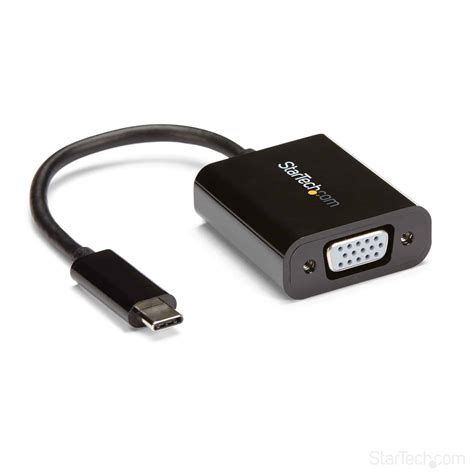 Startech Adaptateur Usb C Vers Vga Noirstartech Adaptateur Usb C Vers