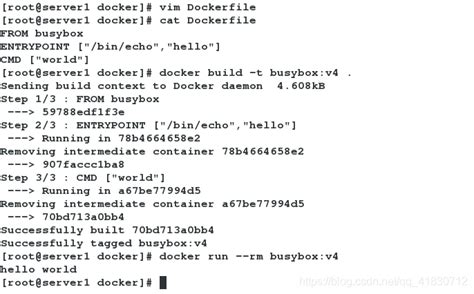 Dockerfile的编写：重建镜像包以及常用的dockerfile指令dockerfile 完全重新构建的命令 Csdn博客
