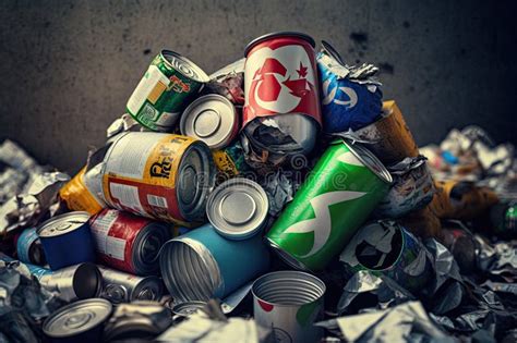 A Sorted Pile Of Recyclables Ready For Recycling Stock Illustration Illustration Of