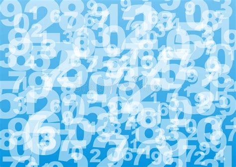 Background With Digits Stock Illustration Illustration Of Science