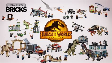 Lego Jurassic World Dominion Compilation Of All Sets Brick Finds And Flips