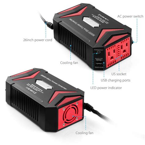 Bestek Bestek Pure Sine Wave 300w Power Inverter Dc 12v To Ac 110v With