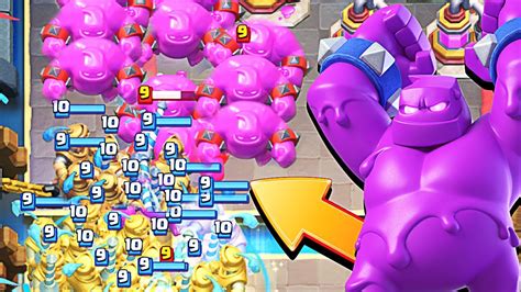 Elixir Golem Is Insane In Clash Royale Youtube