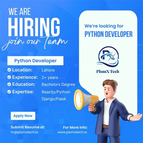 Plomx Tech On Linkedin Plomxtech Wearehiring Pythondeveloper Generativeai Reactjs