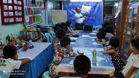 ဒဂုံမြို့နယ် ပြန် ဆက်ရုံး Community Centre တွင် နွေရာသီအခြေခံပန်းချီရေး ဆွဲနည်းသင်တန်းဖွင့်လှစ