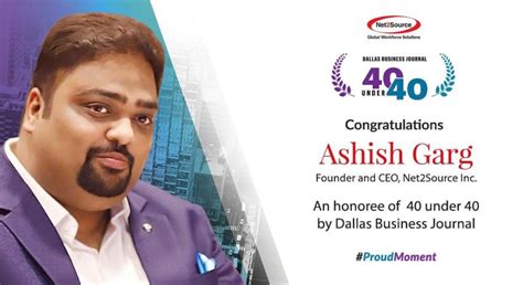 Avish Sidhwani On Linkedin Net2sourceproudmoment Dbj40under40 40under40 Dbj Northtexas