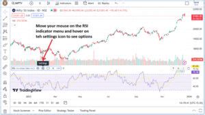How To Add Use RSI Indicator In TradingView RSI Settings Strategy