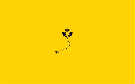 Minimalist 4k Yellow Wallpapers Wallpaper Cave