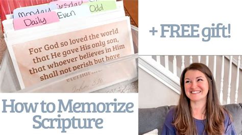 How To Memorize Scripture The EASY Way Scripture Memory System YouTube How To Memorize