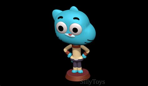Gumball Watterson The Amazing World Of Gumball 3d Model By Sillytoys