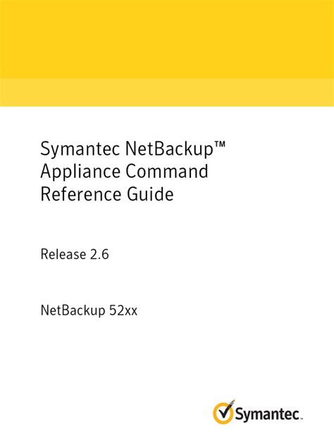 Netbackup 52xx Appliance Commands 26 Pdf Shell Computing