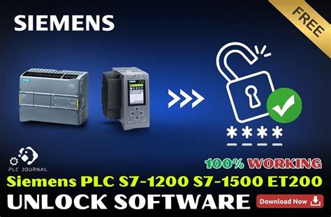Siemens PLC Password Unlock Software S7 1200 S7 1500 ET200