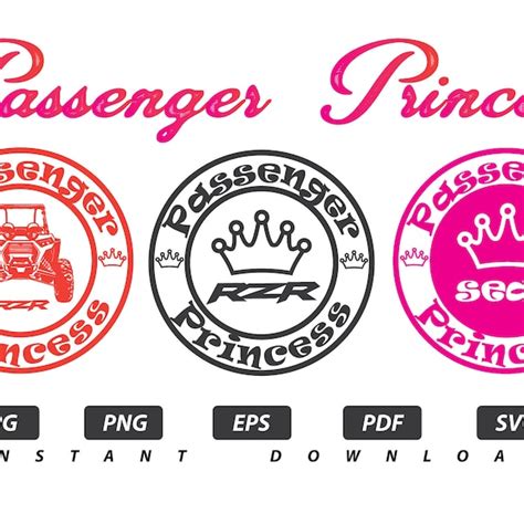 Princess And The Passenger Png Etsy