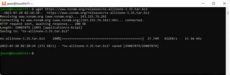 installing ns 3 and netanim under new windows 11 using wsl2