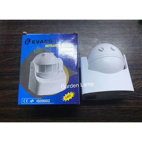 Jual Jual Saklar Sensor Gerak Infrared Motion Sensor Evaco Rs8b