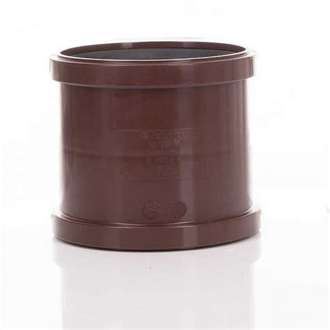 Polypipe Brwon Double Socket Joint