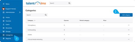 How To Create Categories In Talentlms Talentlms Support Help Center