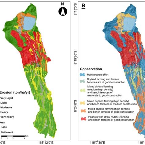 Map Of Spatial Distribution Of Erosion Magnitude In Agro Tourism Areas