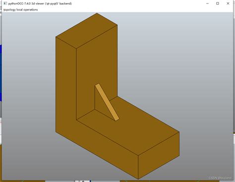 第二章：pythonocc官方demo 案例81（基于拓扑结构的特征操作）pythonocc Brepfeat Csdn博客