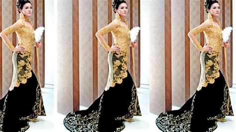 Makna Warna Kebaya Akad Nikah Anda Hitam Dan Emas Lifestyle