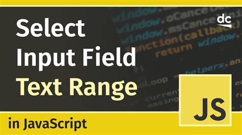 Using The Setselectionrange Method Javascript Tutorial