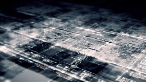 Futuristic Matrix Data Simulation Hud Background Stock Illustration Illustration Of Network