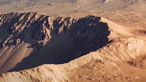 Western Rim And Ejecta Of Fresh 8 Kilometer Crater In Margaritifer
