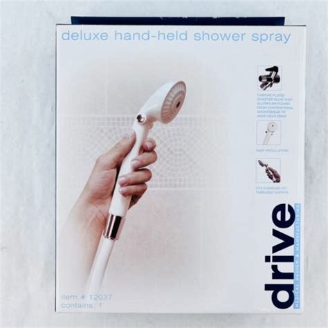 Drive Medical Deluxe Handheld Shower Spray Wchrome Plated Diverter