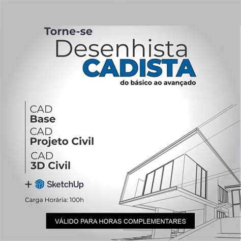 Curso De Autocad Sketchup Com Certificado à Venda Em Florianópolis